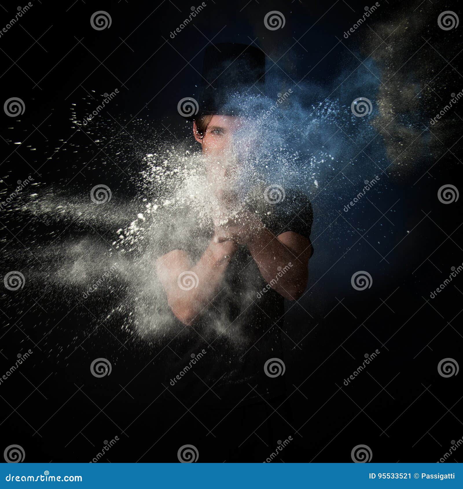 Magic Powder stock image. Image of magic, artist, pulverizing - 95533521