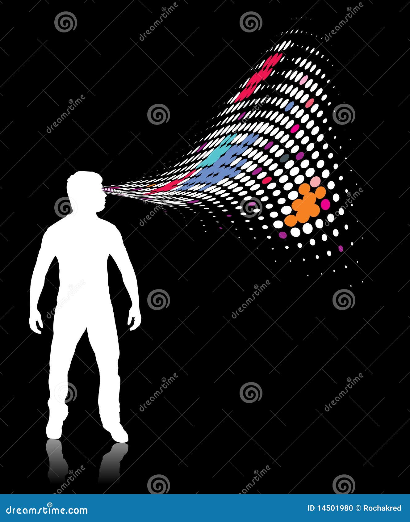 Magic power stock vector. Illustration of speech, energy - 14501980