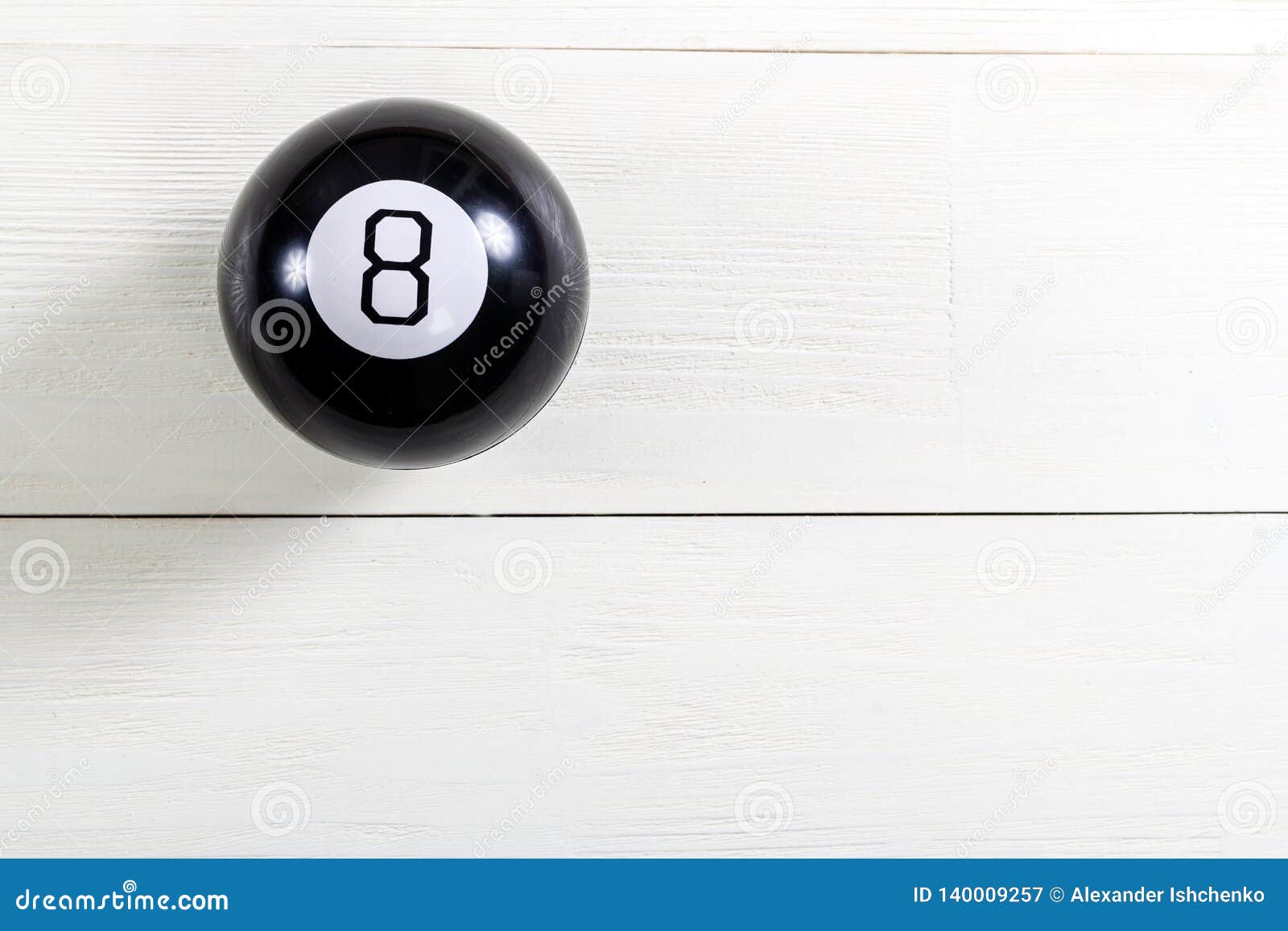 Magic Prediction Eight Ball Stock Image - Image of gambling, blue ...