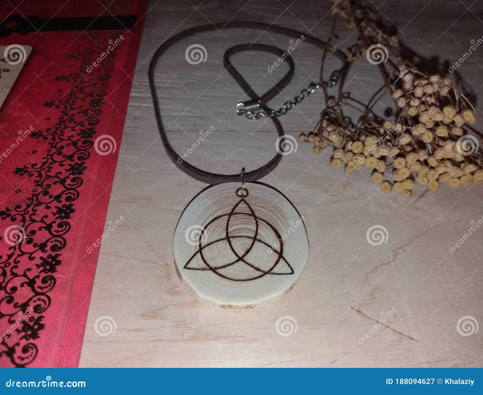 Magic Protective Pendants for Witches and Magicians Stock Image - Image ...