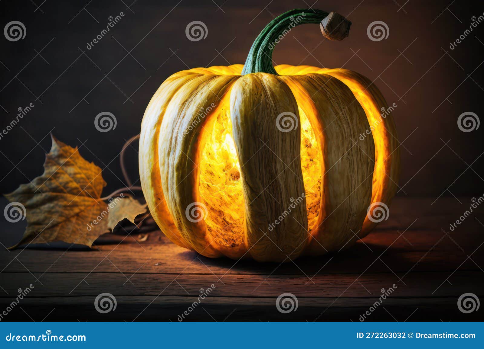 MAGIC PUMPKIN Halloween Funny Cartoon Vector Illustration Set Royalty ...