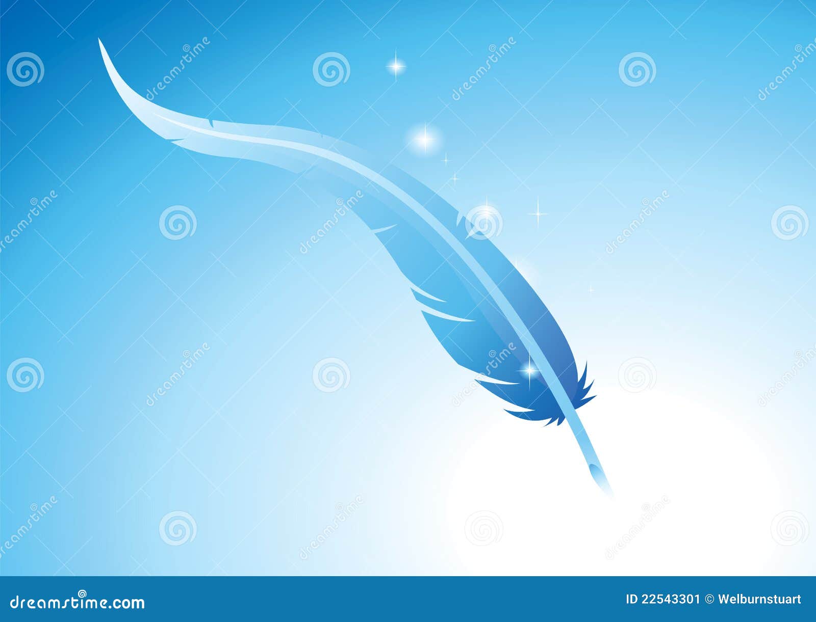 Magic quill stock vector. Illustration of literature - 22543301