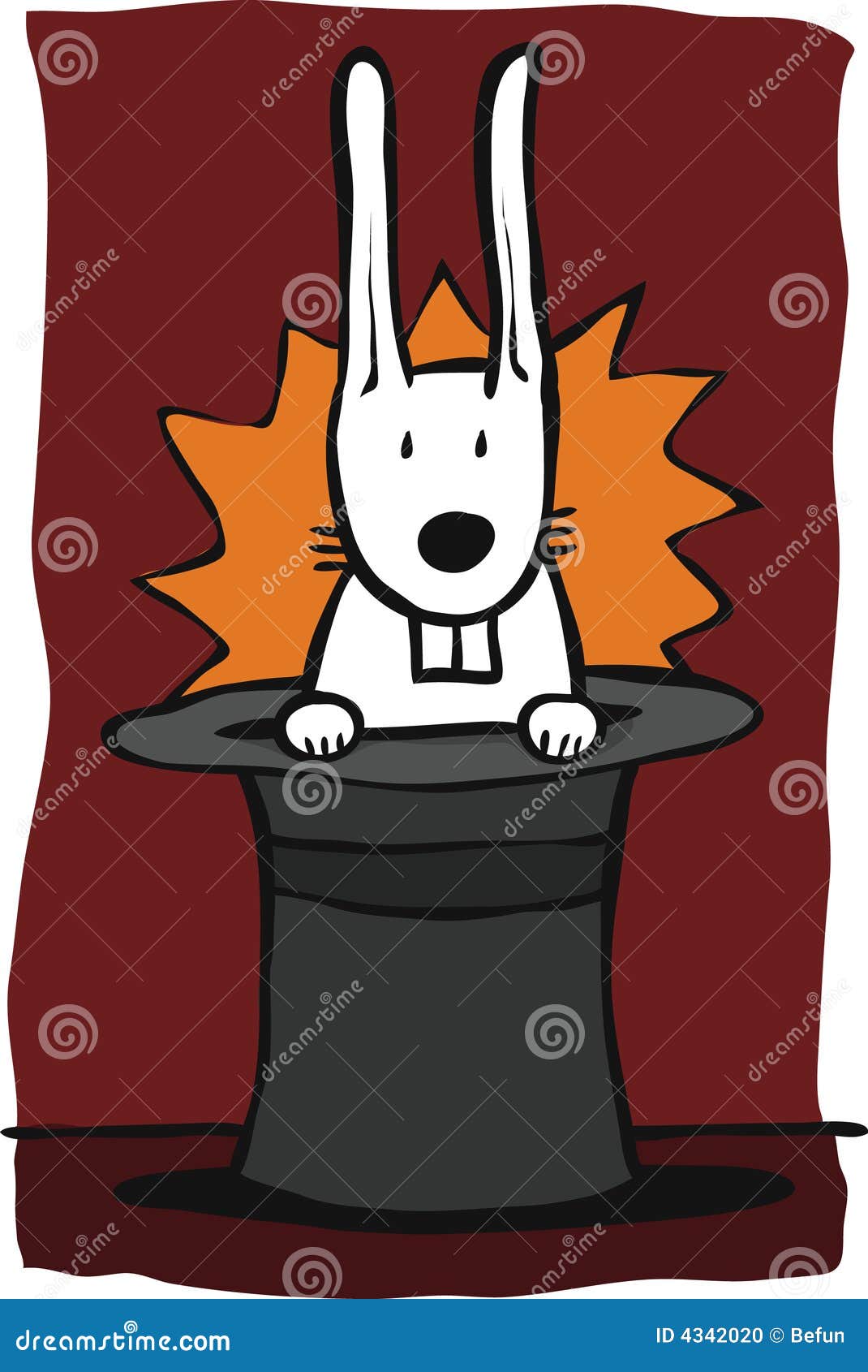 Magic Rabbit Vector Illustration | CartoonDealer.com #113573336