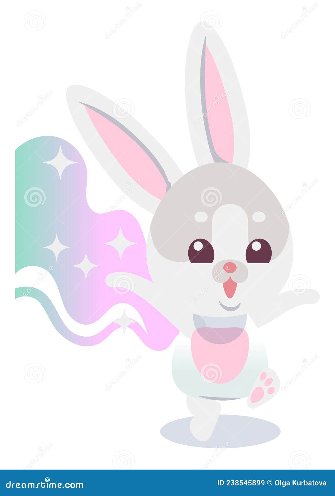 Magic Rabbit Cartoon Vector | CartoonDealer.com #62449295