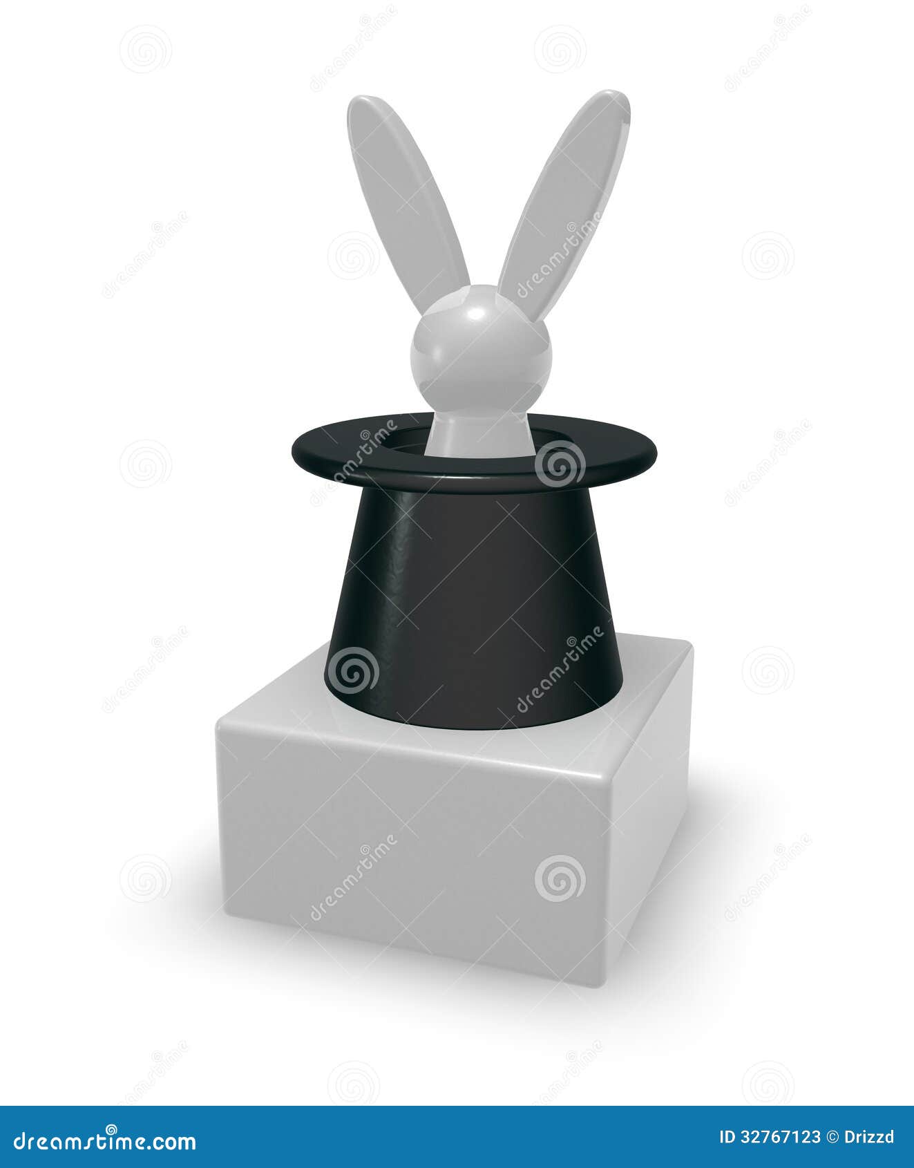 Magic rabbit stock illustration. Illustration of abracadabra - 32767123