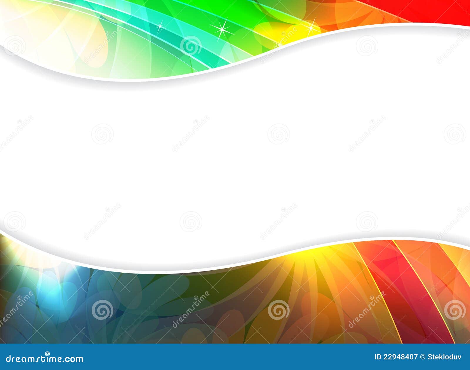 Magic rainbow background stock vector. Illustration of element - 22948407
