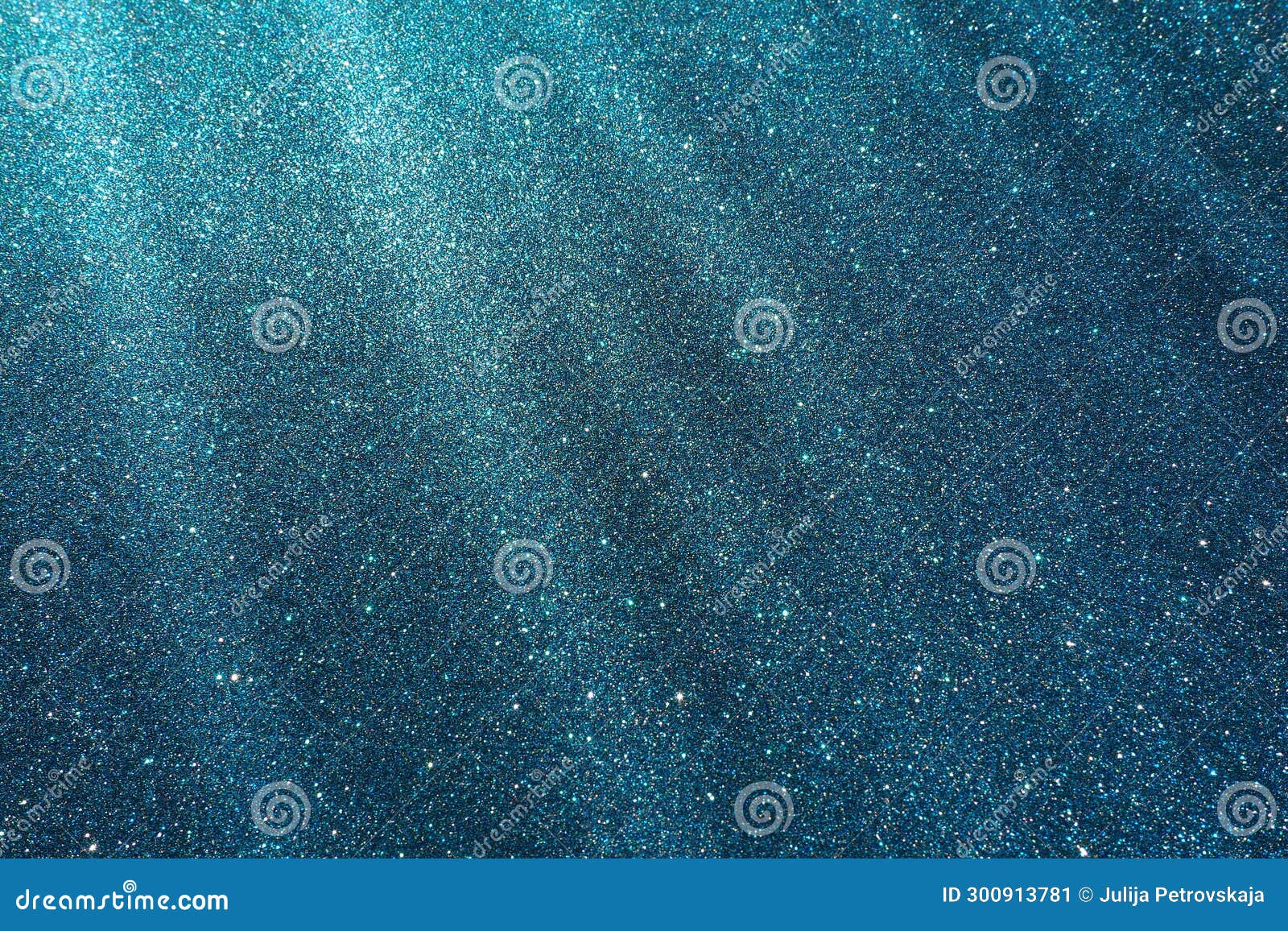 Magic Rays of Light on a Blue Surface. Bokeh, Dust Particles ...