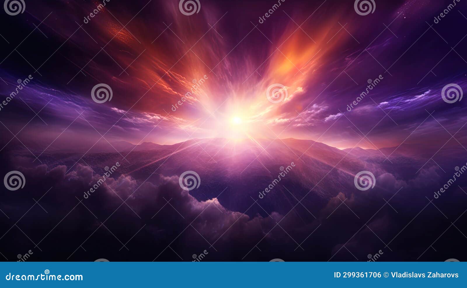 The Magic Rays of Light in the Cosmic Cloud, Reflecting the Shades of ...