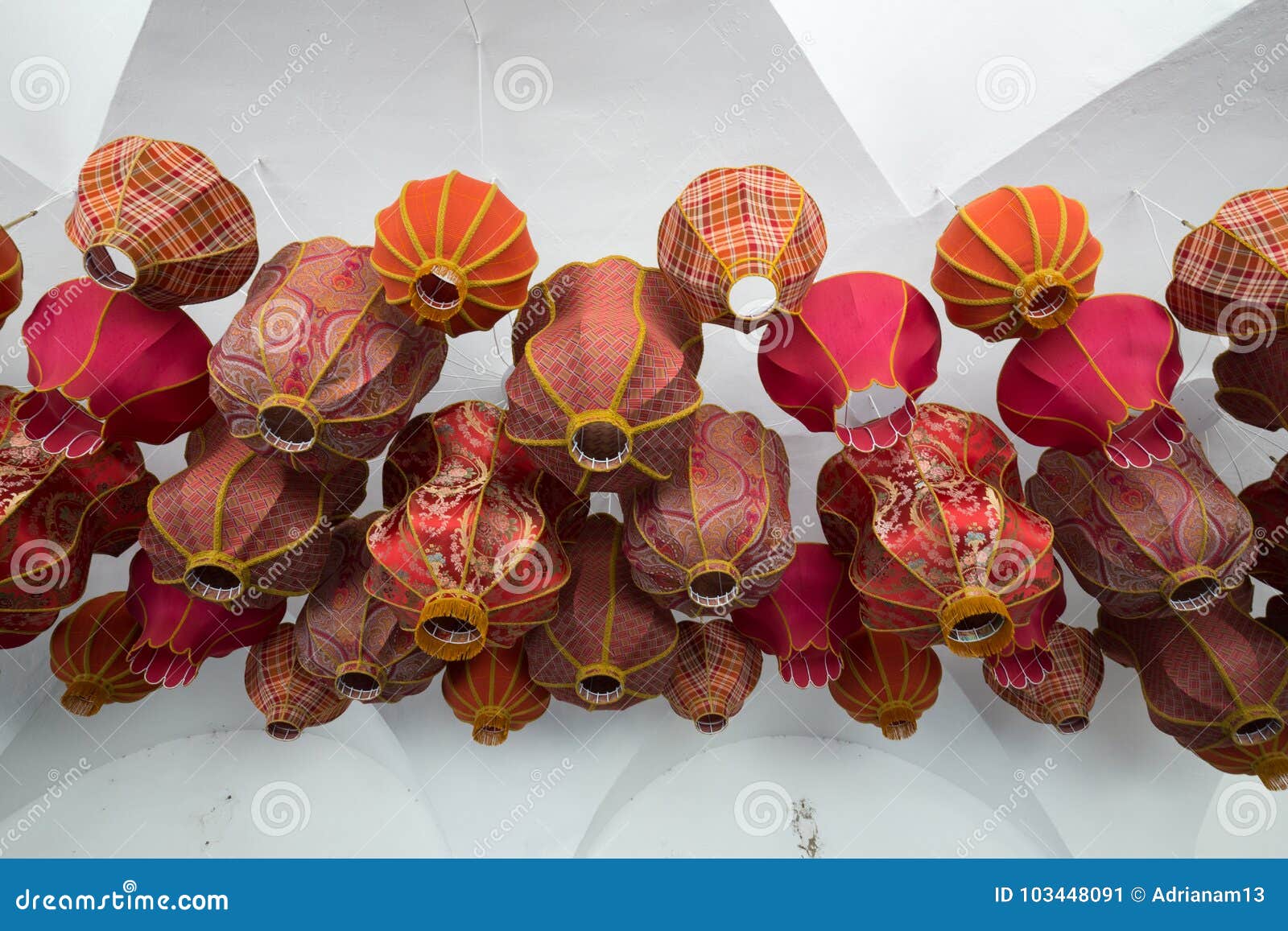 Various Types of Traditional Lanterns Stock Image - Image of light ...