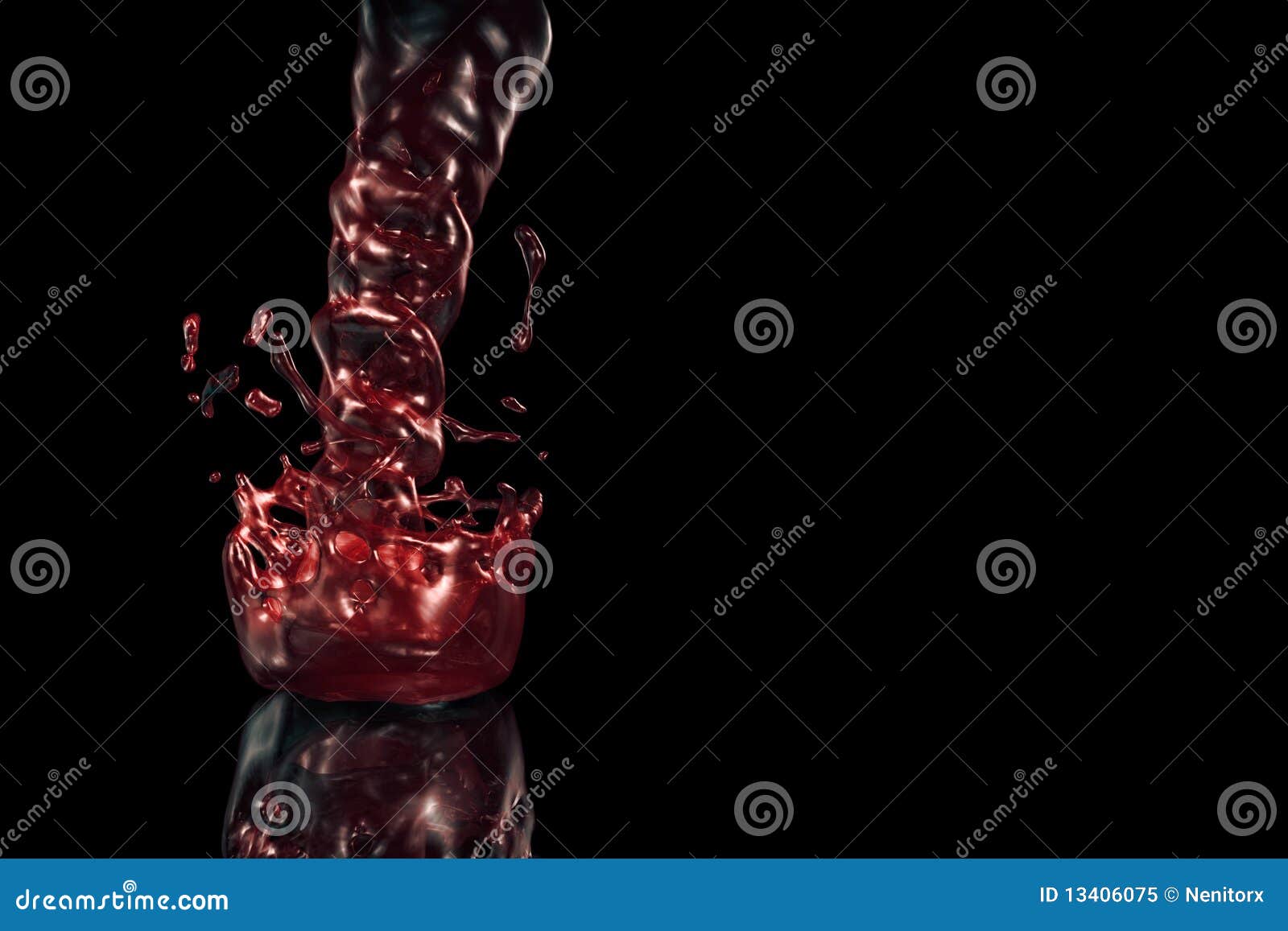 Magic red wine stock image. Image of wineglass, abstract - 13406075