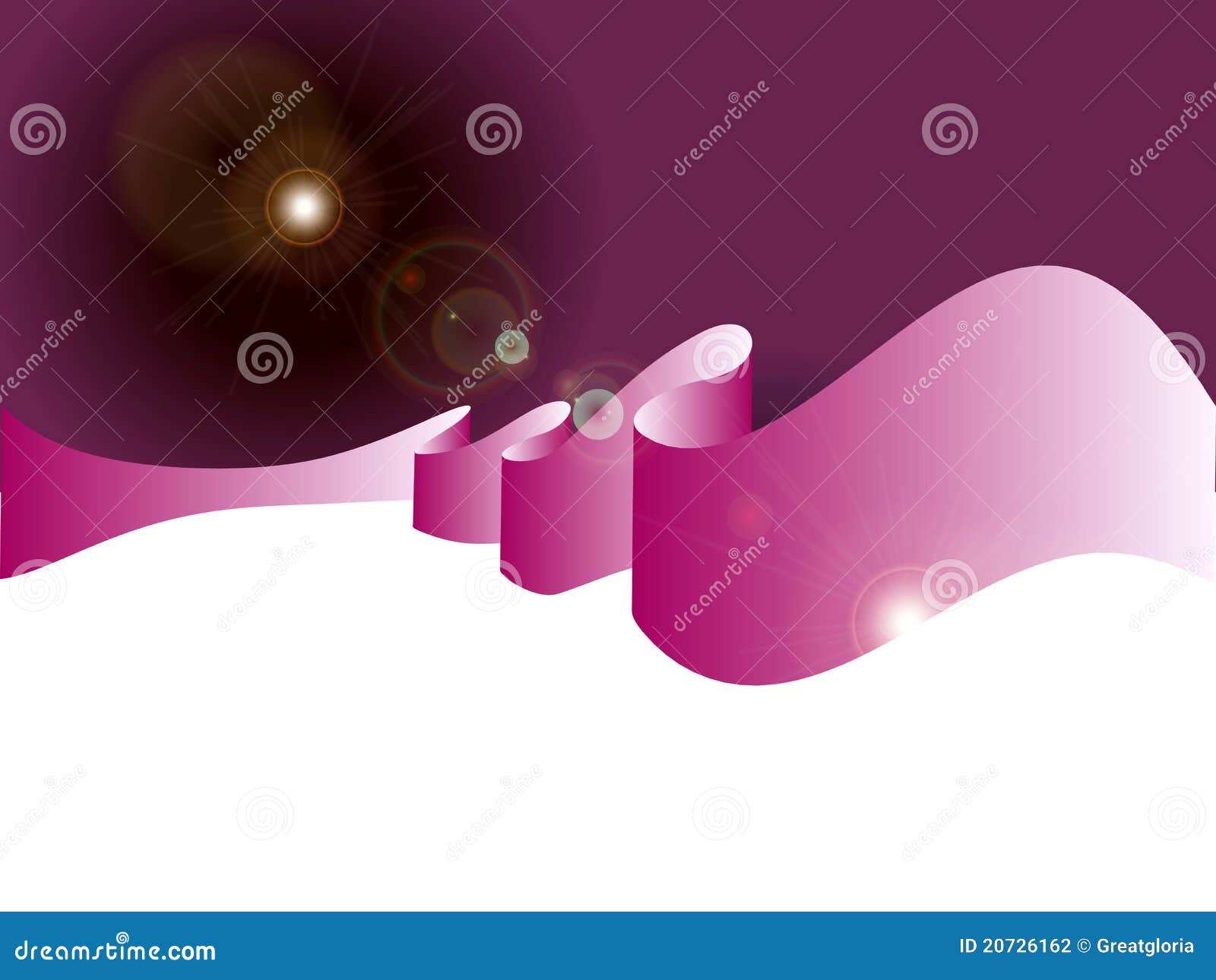 Magic ribbon, vector stock vector. Illustration of glow - 20726162