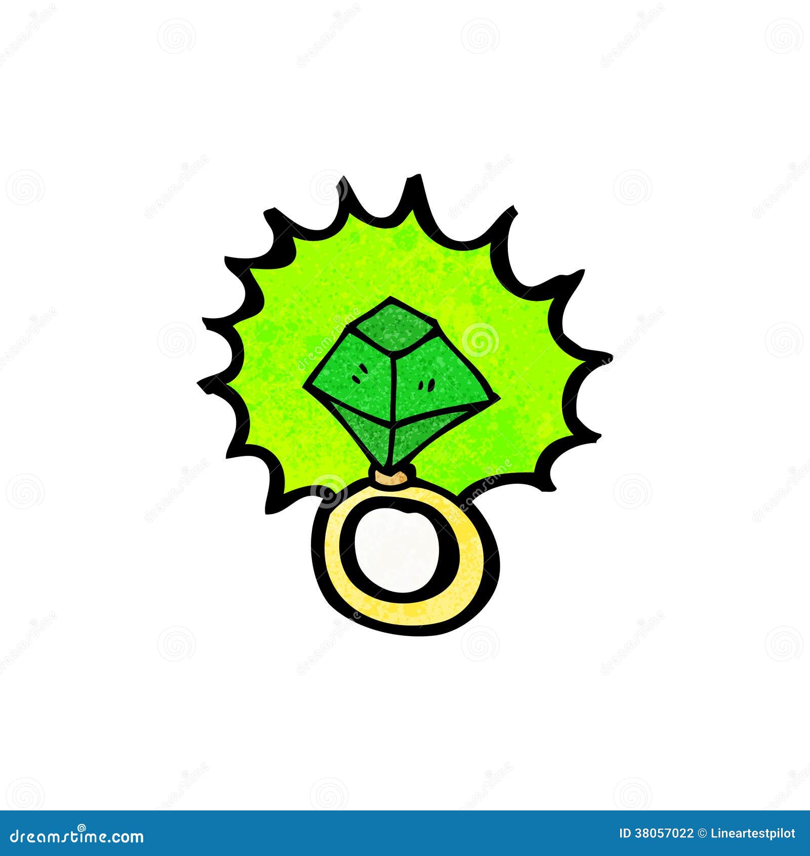 Magic ring cartoon stock vector. Illustration of power - 38057022
