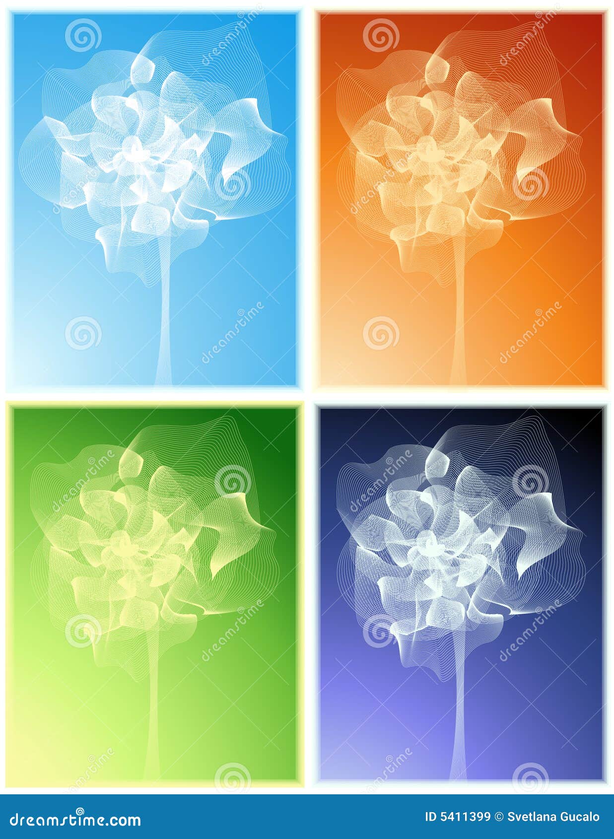 Magic roses stock vector. Illustration of element, field - 5411399