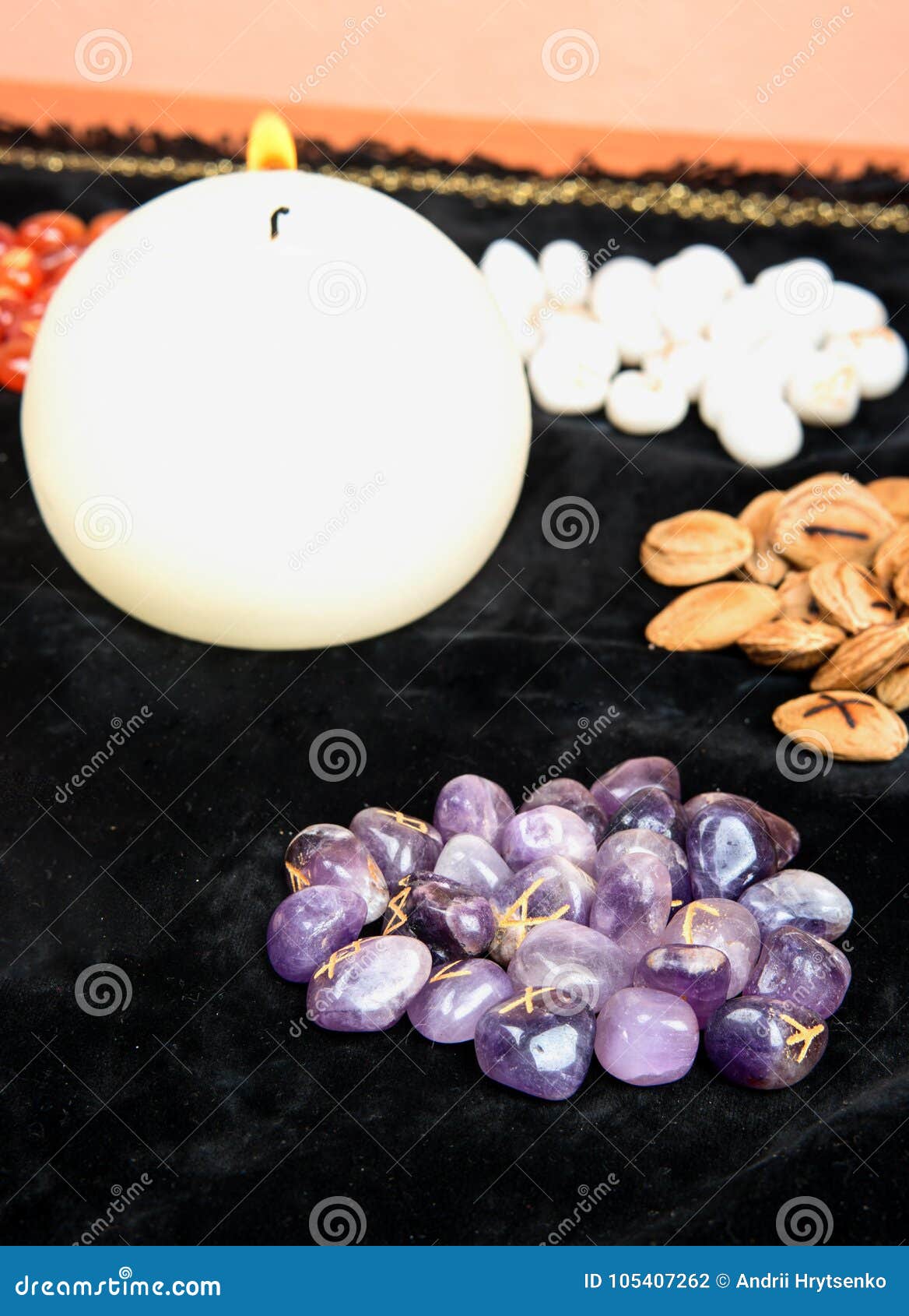 Magic runes of stone stock photo. Image of random, lots - 105407262