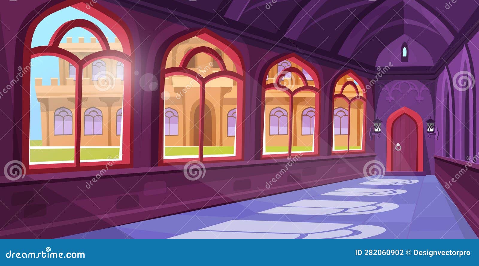 Magic School Compositions Collection Vector Illustration ...