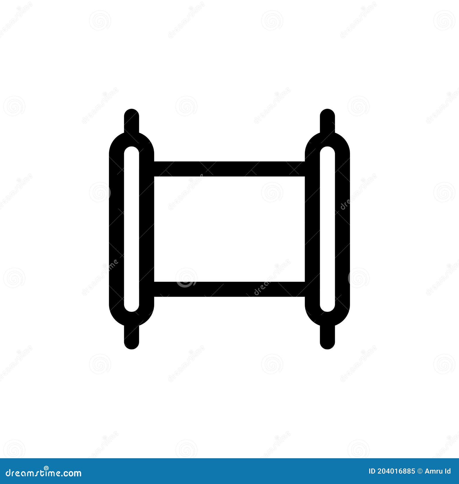 Magic Scroll Fantasy Outline Icon, Logo, Vector Stock Vector ...