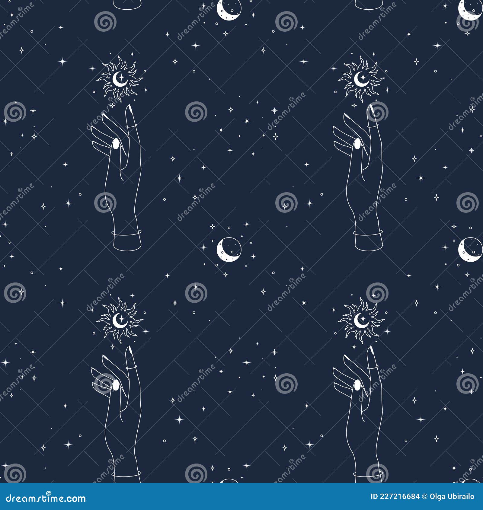 Esoteric Blue Fantasy Luminance Horizontal Image Stock Photography ...