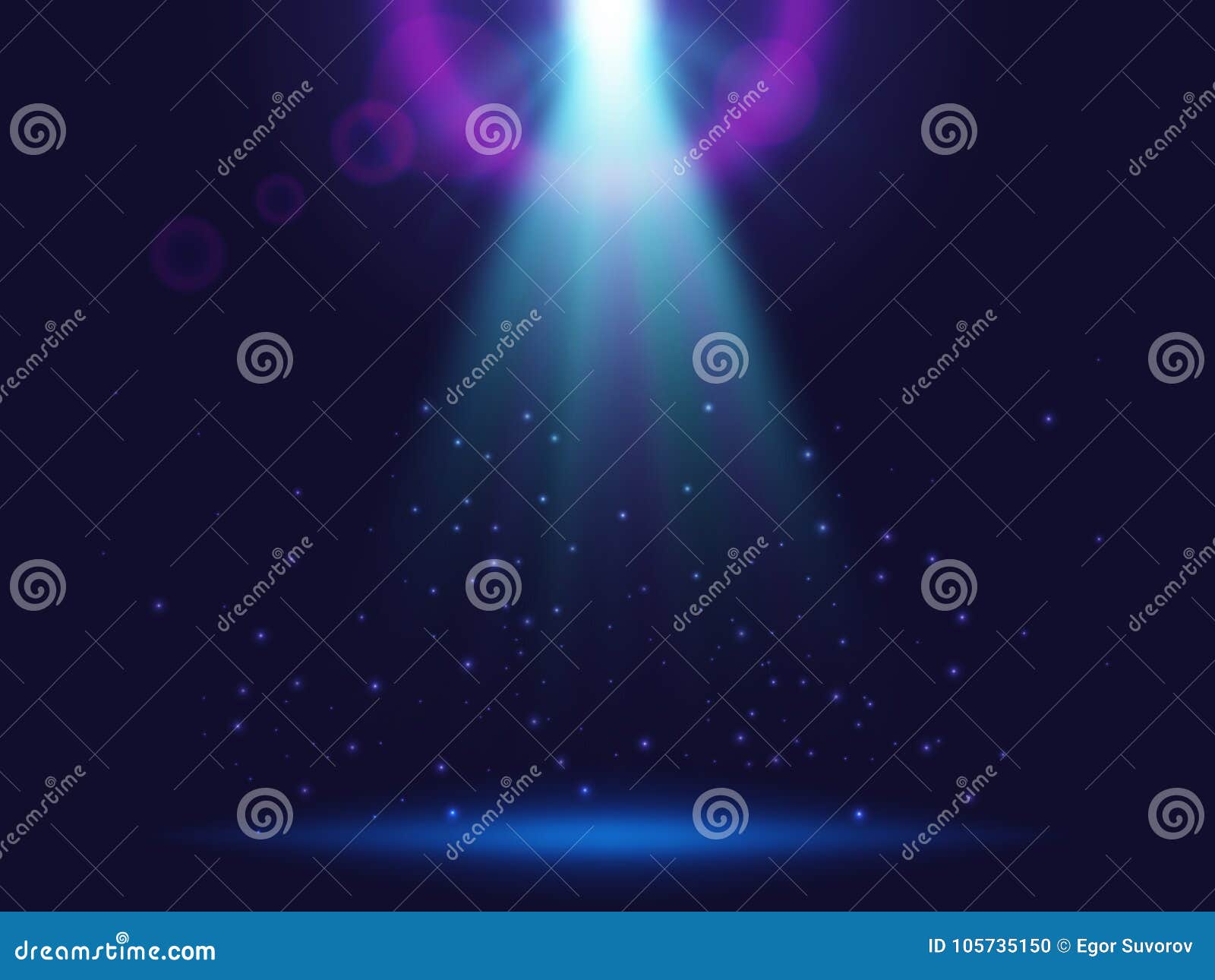 Magic Shining Background with Lights. Blue Luminous Rays Stock Vector ...
