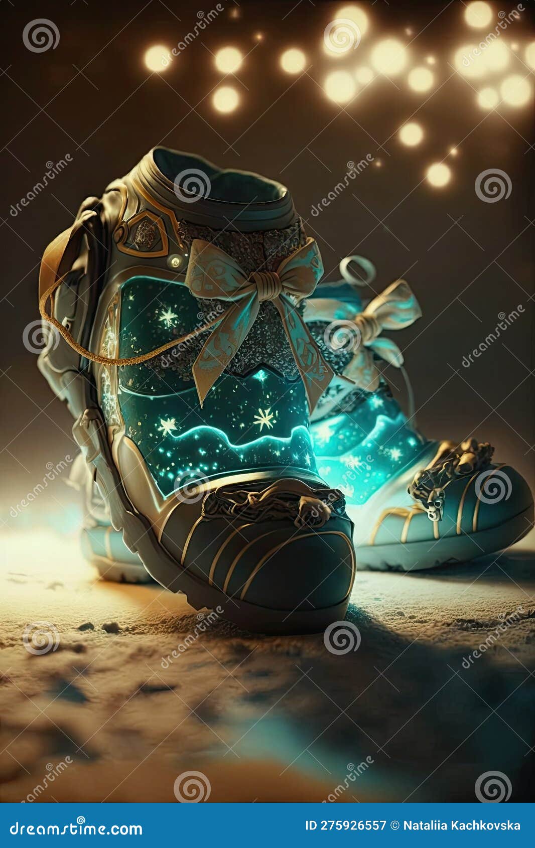 Magic shoes from fairytale stock illustration. Illustration of garden ...