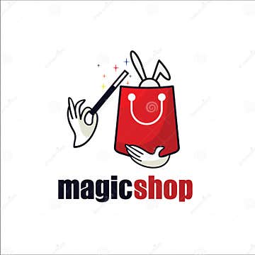Magic Shop Logo Design stock vector. Illustration of graphic - 211255716