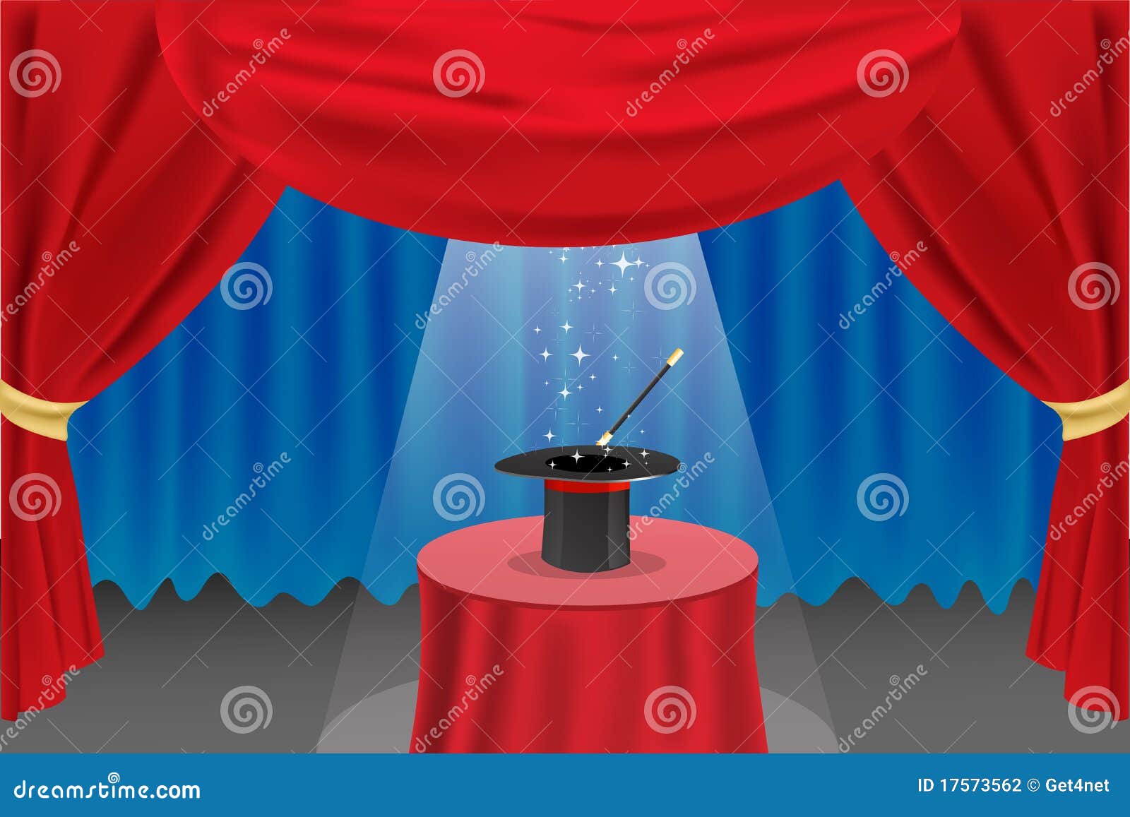 Magic Show On Stage Stock Photography - Image: 17573562