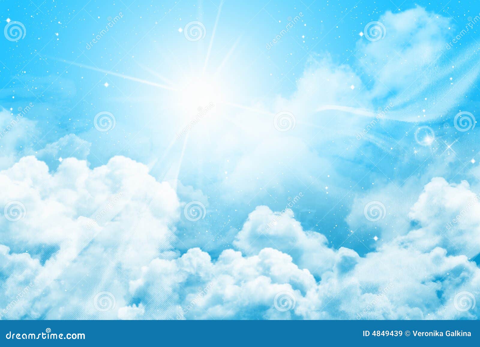 Magic sky stock image. Image of rays, cloudy, ozone, heaven - 4849439