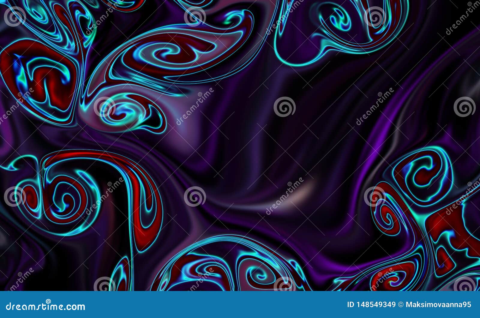 Fluid Space Abstract Background. Magic Texture. Use for Design. Stock ...