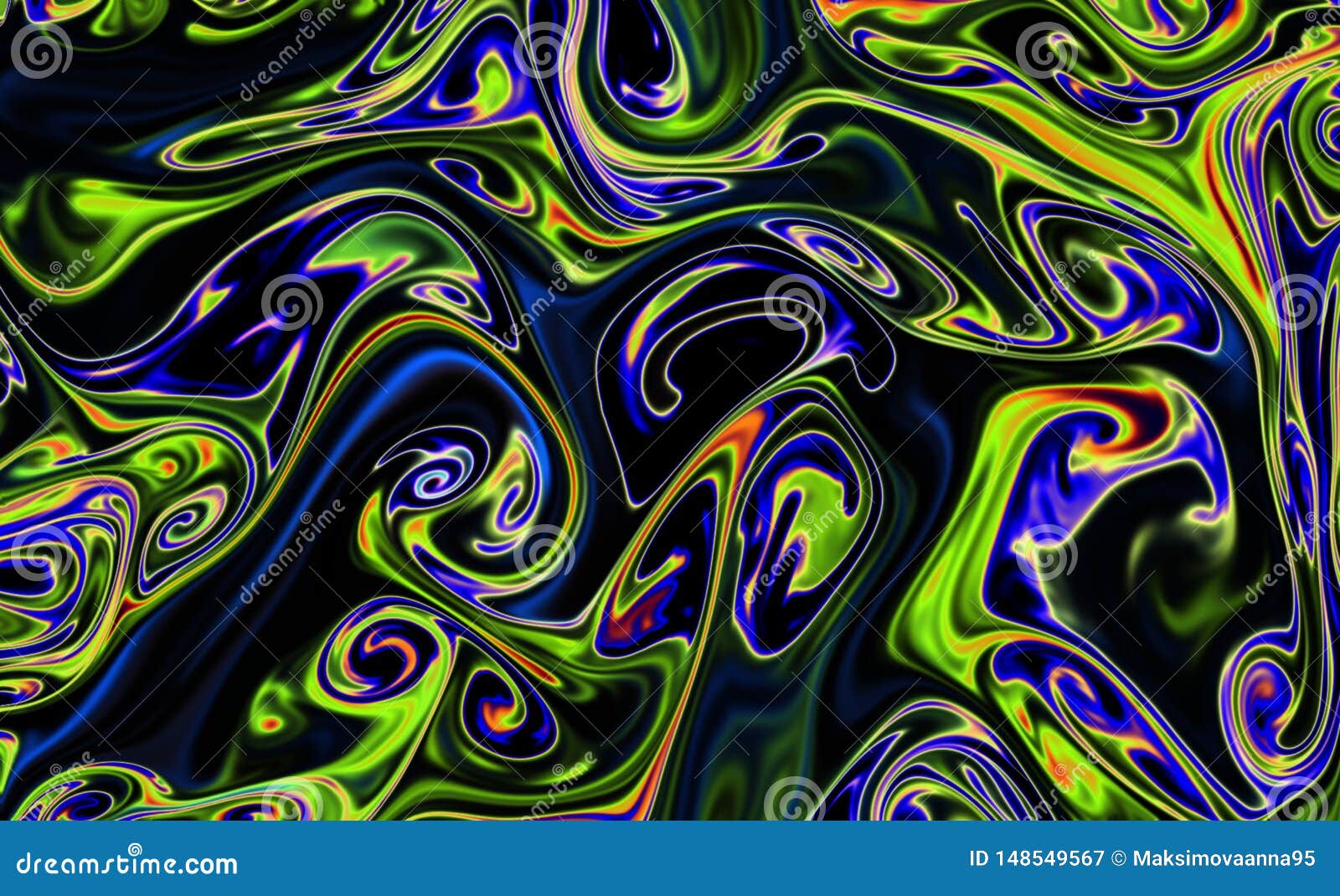 Fluid Space Abstract Background. Magic Texture. Use for Design. Stock ...