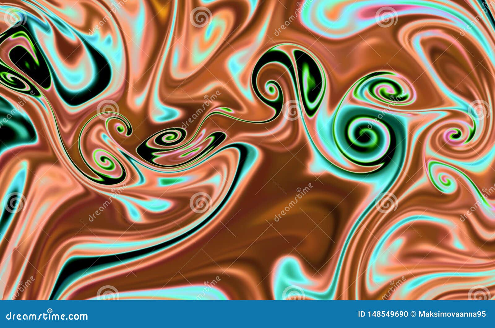 Fluid Space Abstract Background. Magic Texture. Use for Design. Stock ...