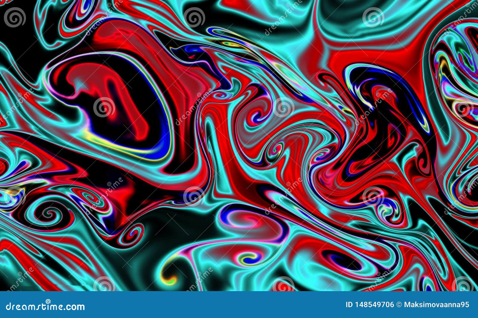 Fluid Space Abstract Background. Magic Texture. Use for Design. Stock ...
