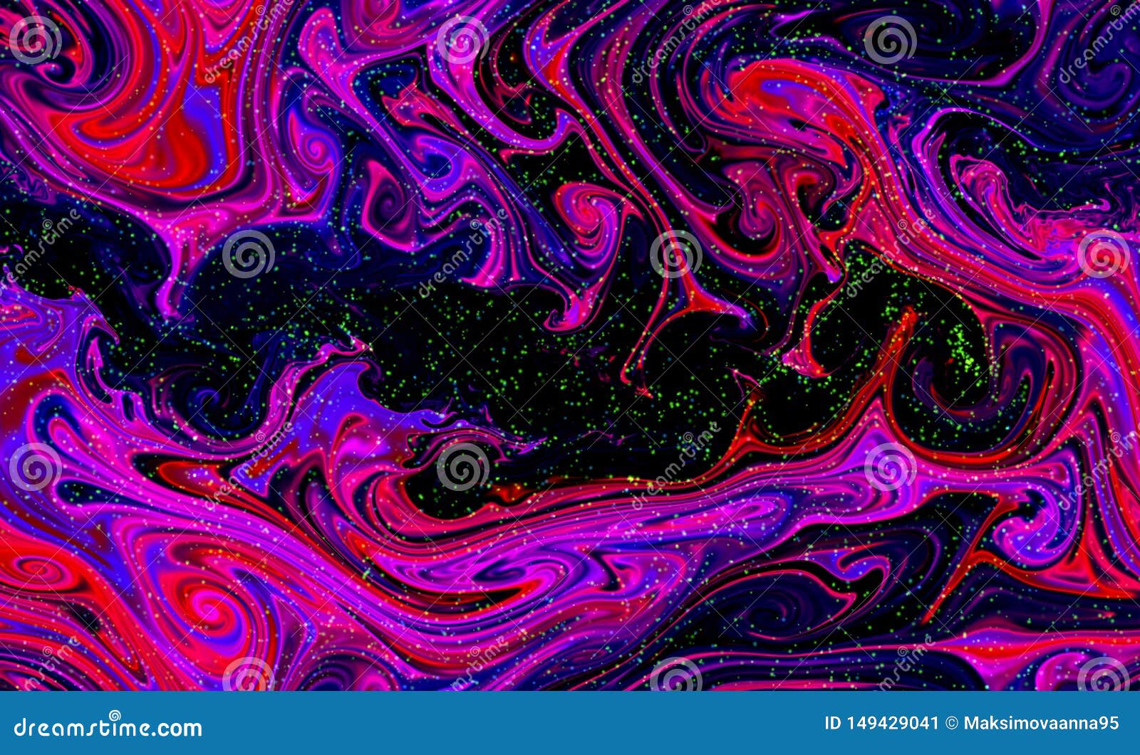 Magic Space Texture, Pattern, Looks Like Colorful Smoke and Fire with ...