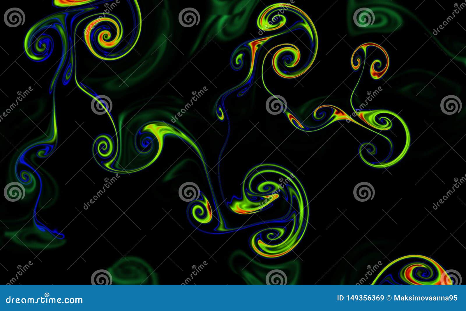 Magic Space Texture, Pattern, Looks Like Colorful Smoke and Fire Stock ...