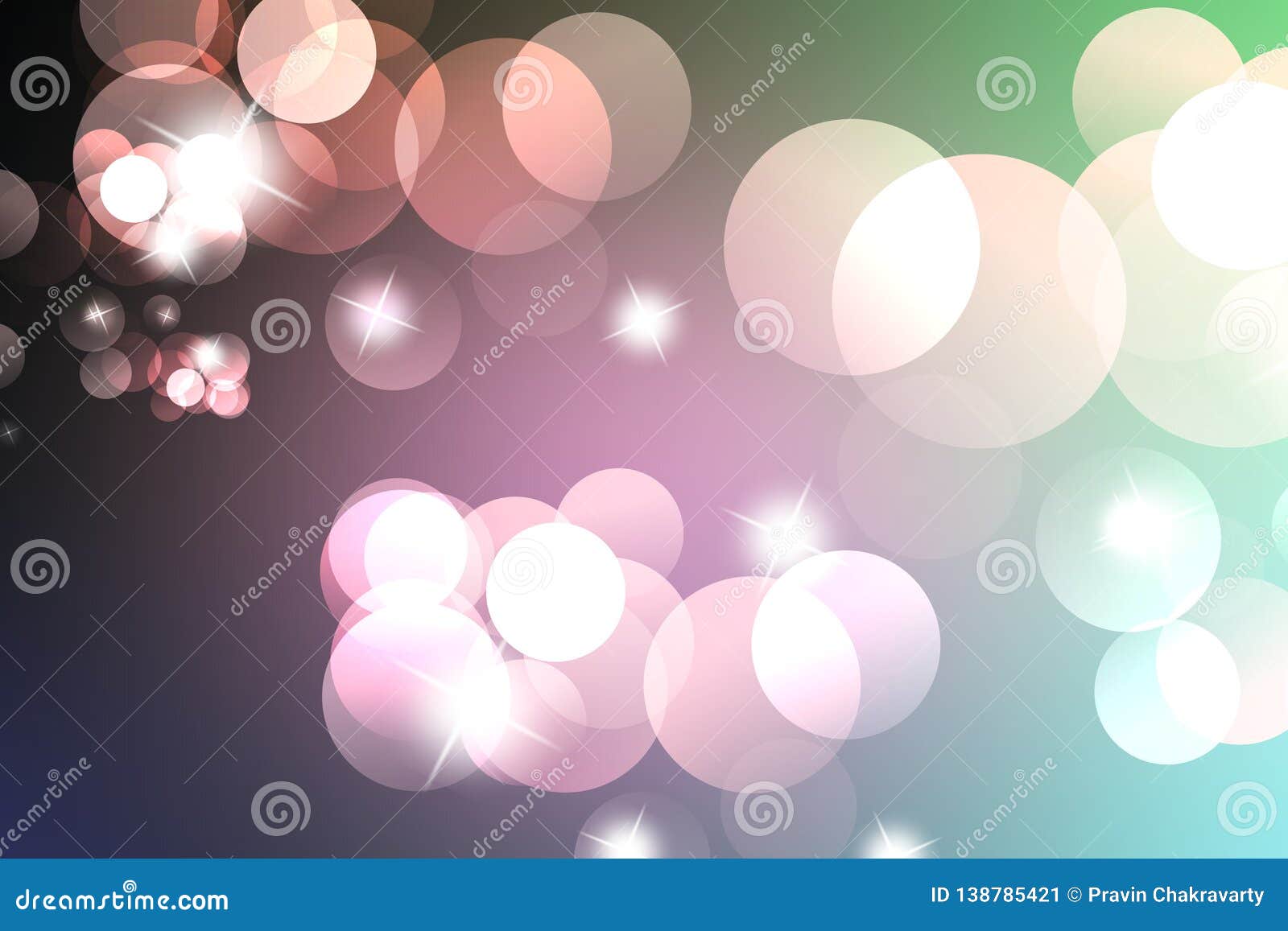 Magic Sparkle, Light Dots, Vector Bokeh Effect. Background Wallpaper ...