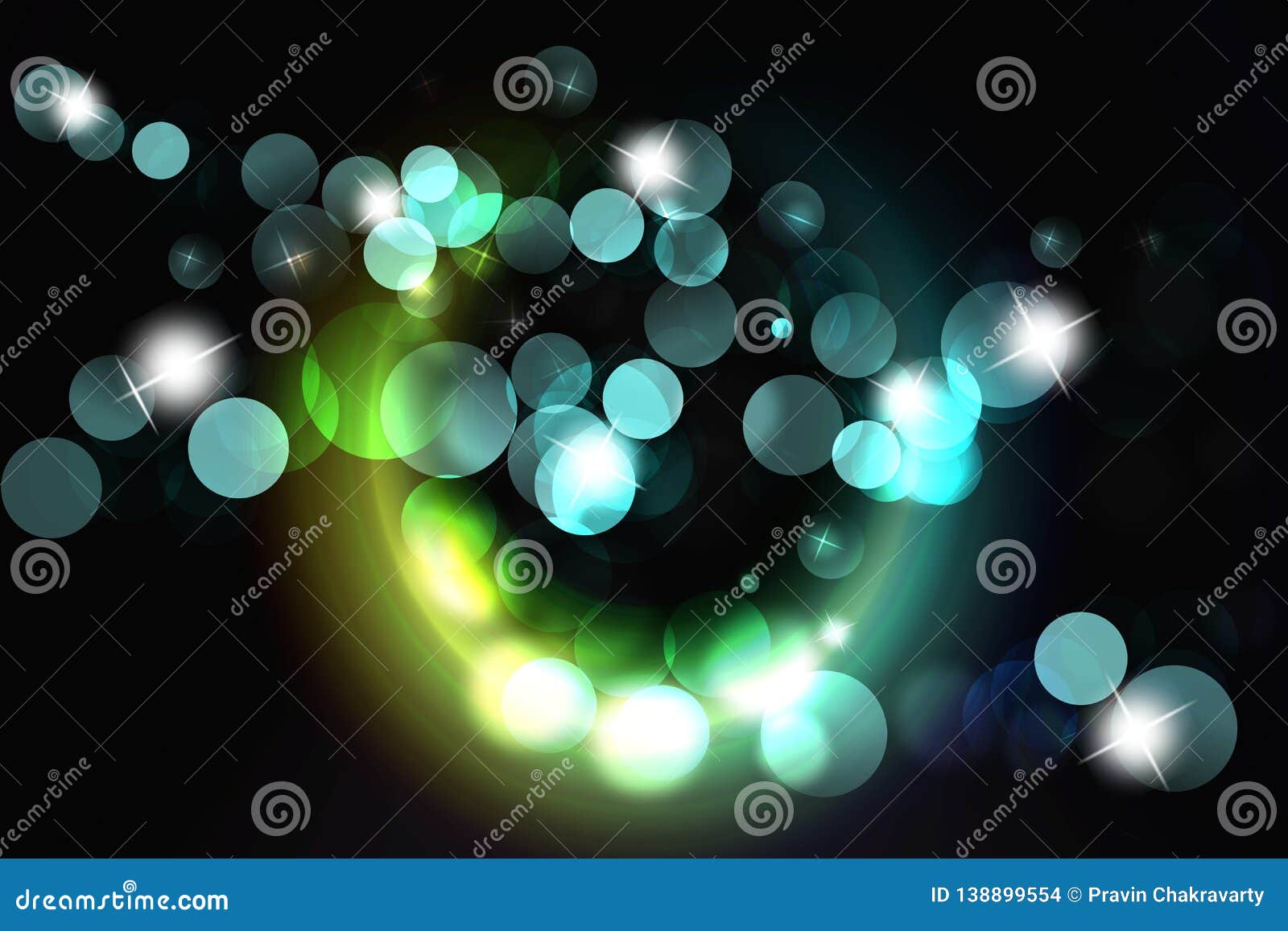 Magic Sparkle, Light Dots, Vector Bokeh Effect. Background Wallpaper ...
