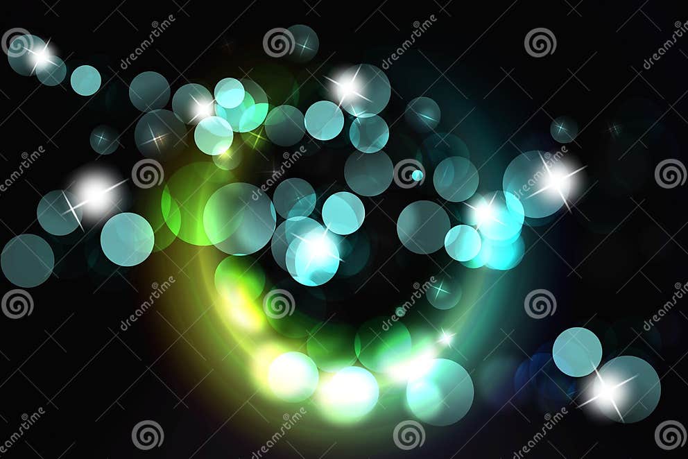 Magic Sparkle, Light Dots, Vector Bokeh Effect. Background Wallpaper ...