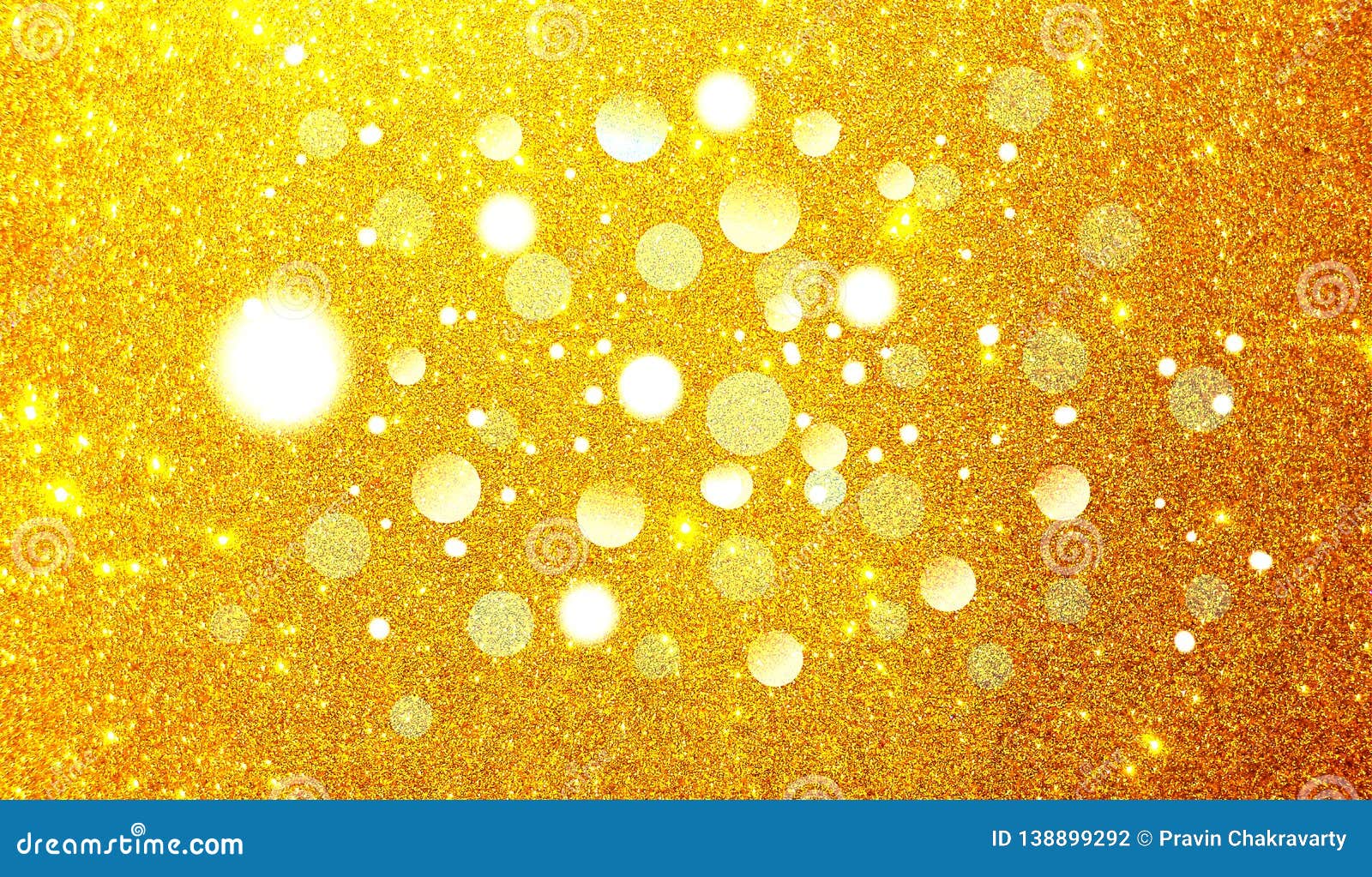Magic Sparkle, Light Dots, Vector Bokeh Effect on Glitter. Background ...