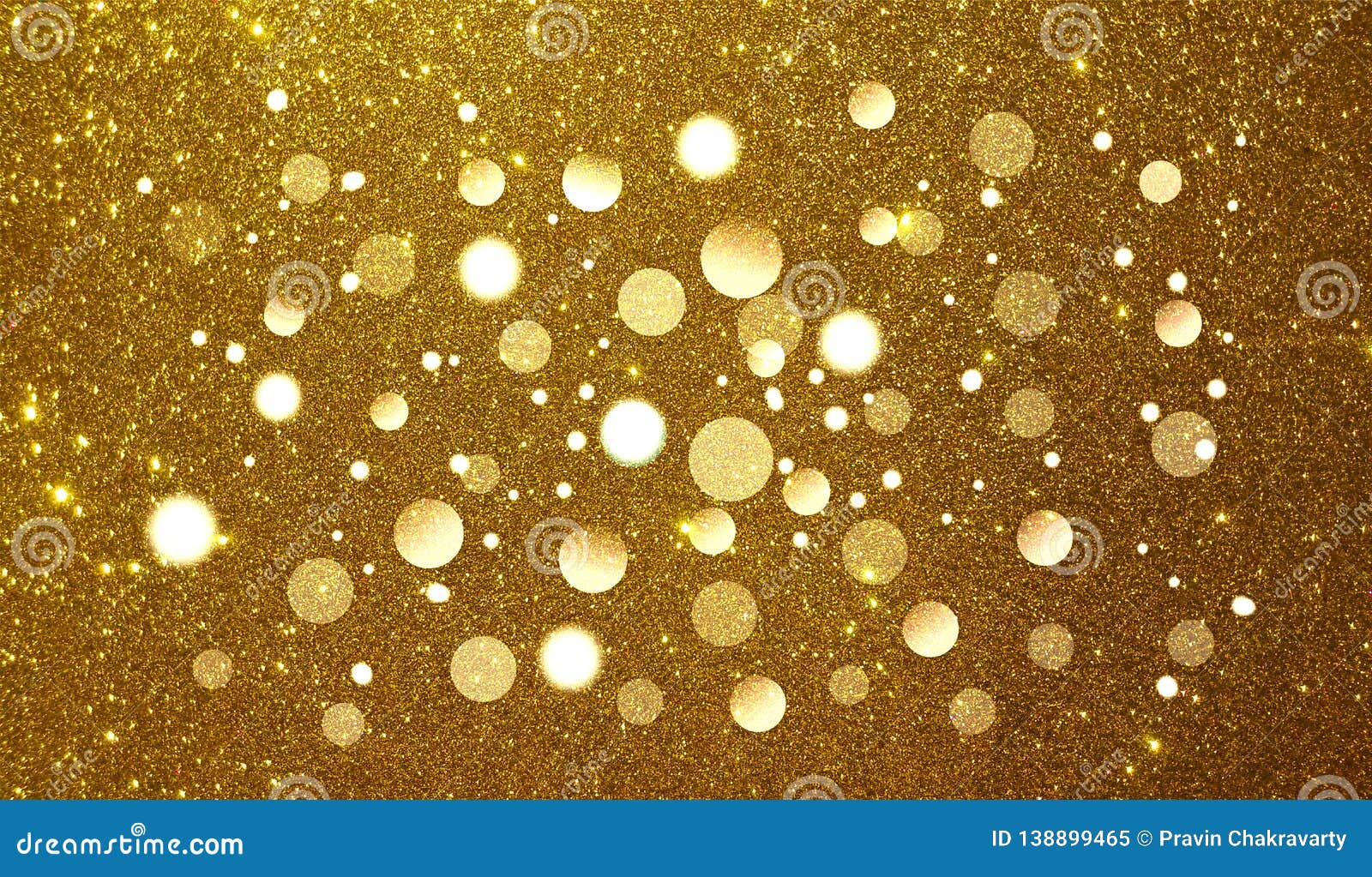 Magic Sparkle, Light Dots, Vector Bokeh Effect on Glitter. Background ...