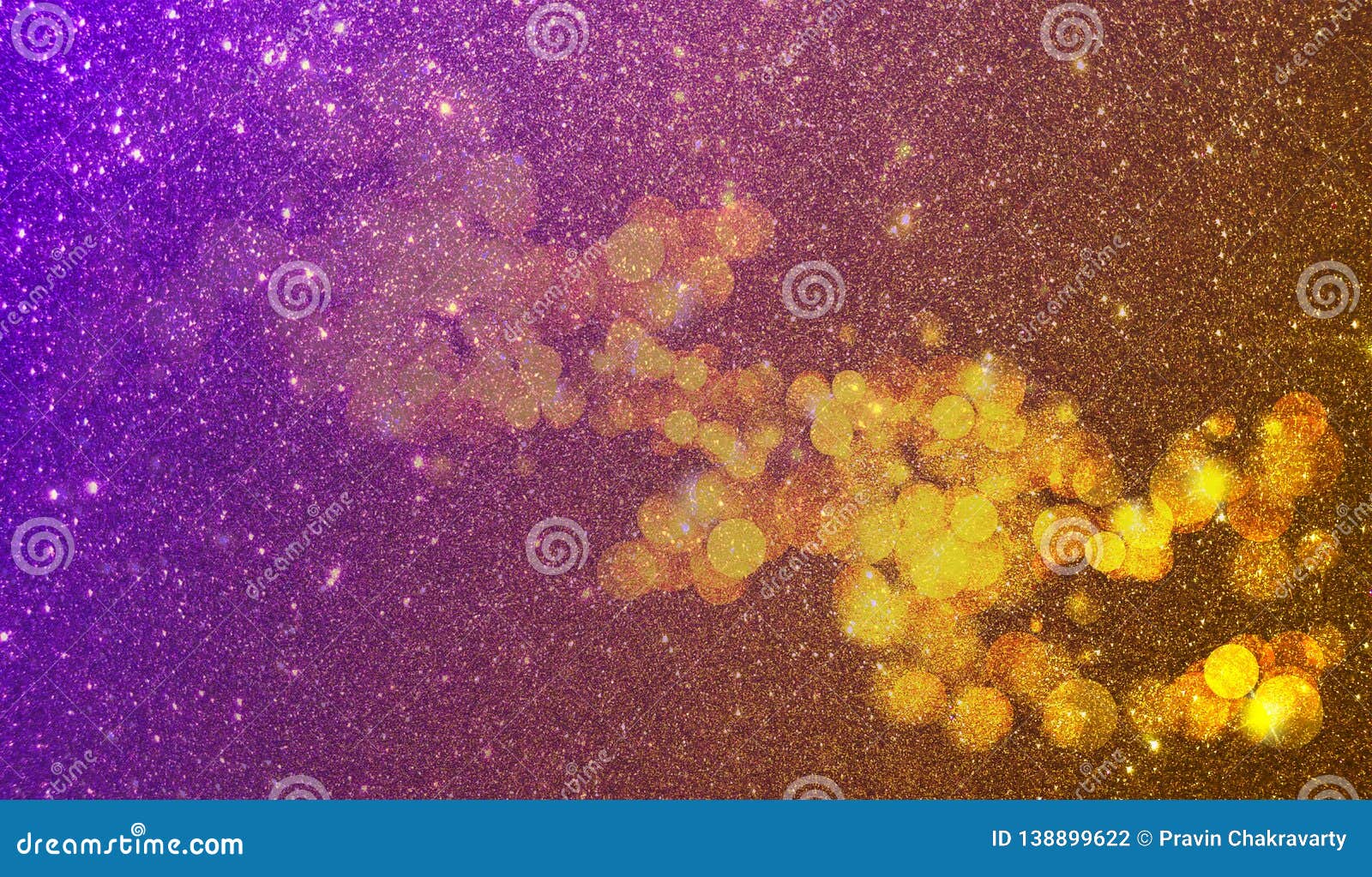 Magic Sparkle, Light Dots, Vector Bokeh Effect on Glitter. Background ...