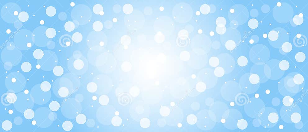 Magic Sparkle Pattern, Light Dots on Blue Background. Bokeh Effect ...