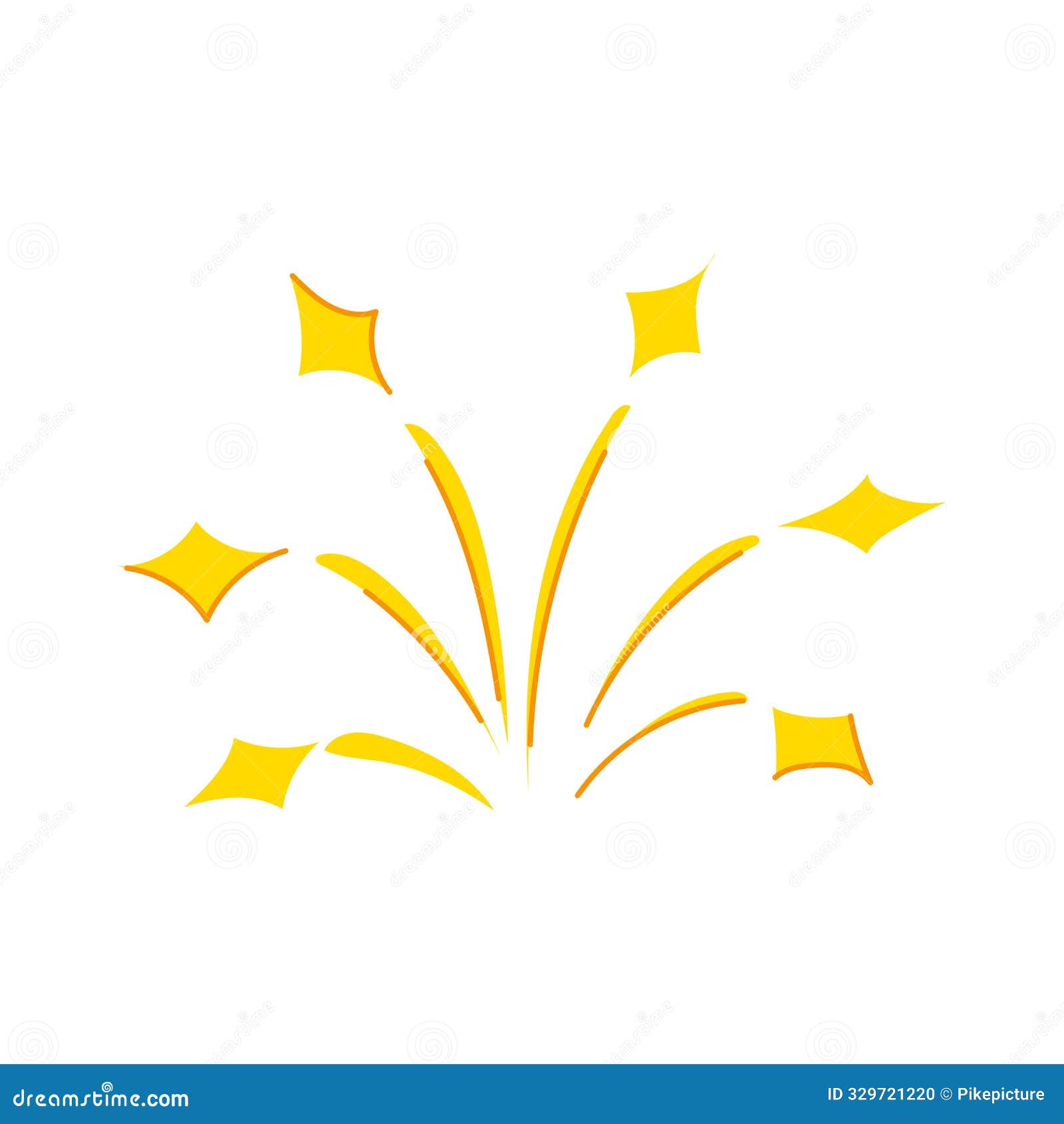 Magic Sparkles Cartoon Vector Illustration Stock Vector - Illustration ...