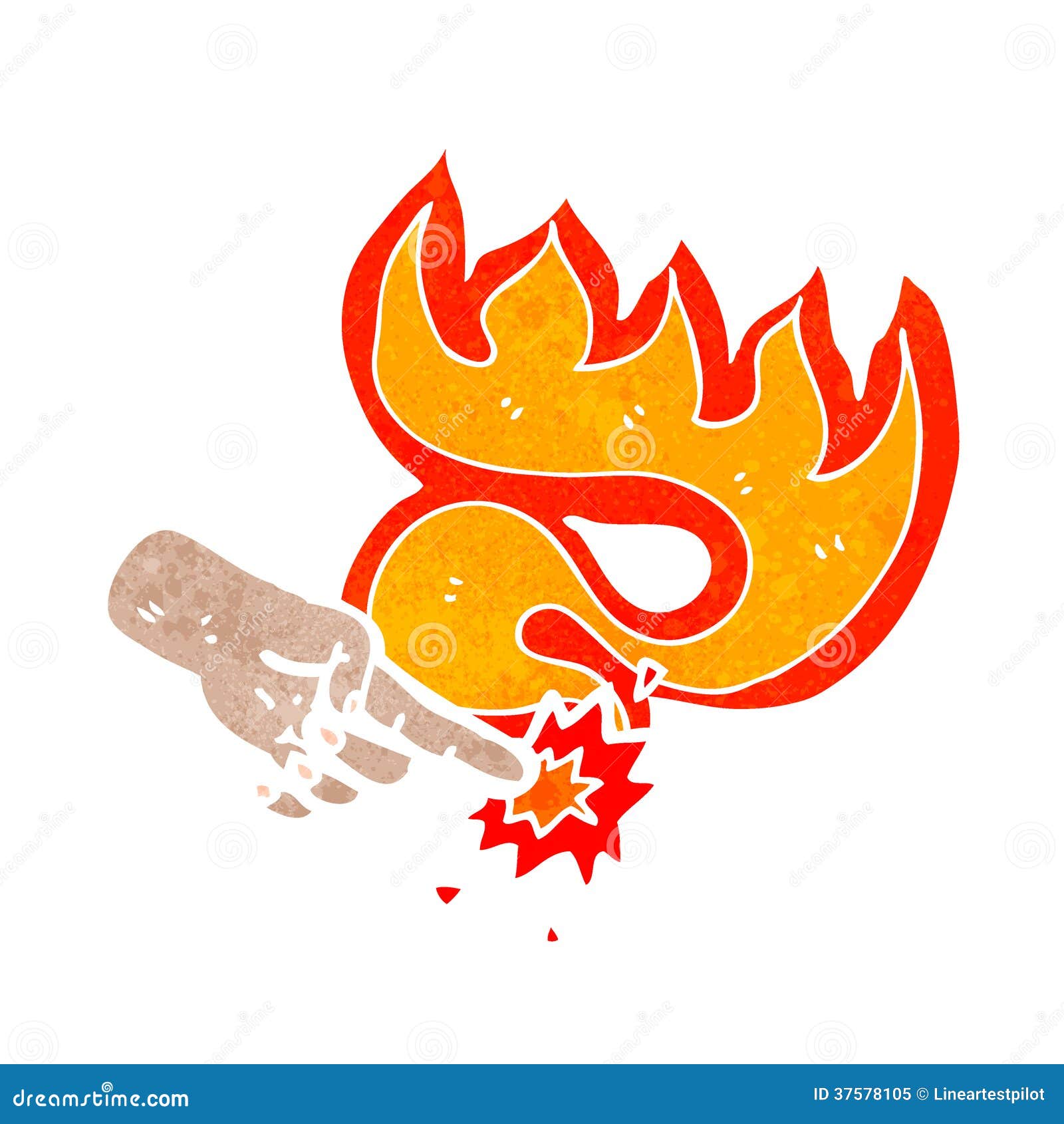 Magic spell hand cartoon stock vector. Illustration of drawing - 37578105