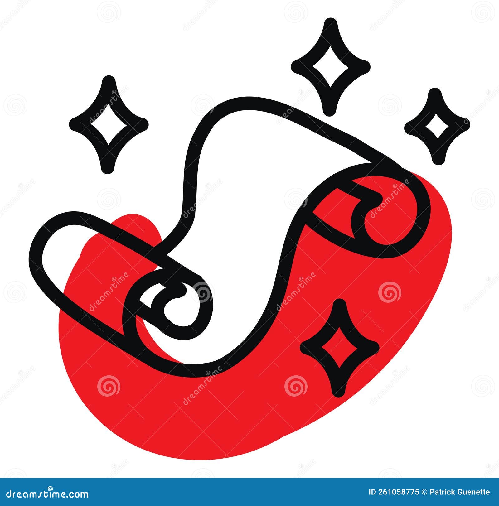 Magic spell, icon stock vector. Illustration of cauldron - 261058775
