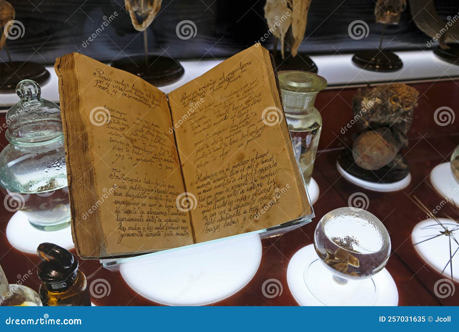 Magic spells book stock image. Image of vintage, enchantment - 257031635