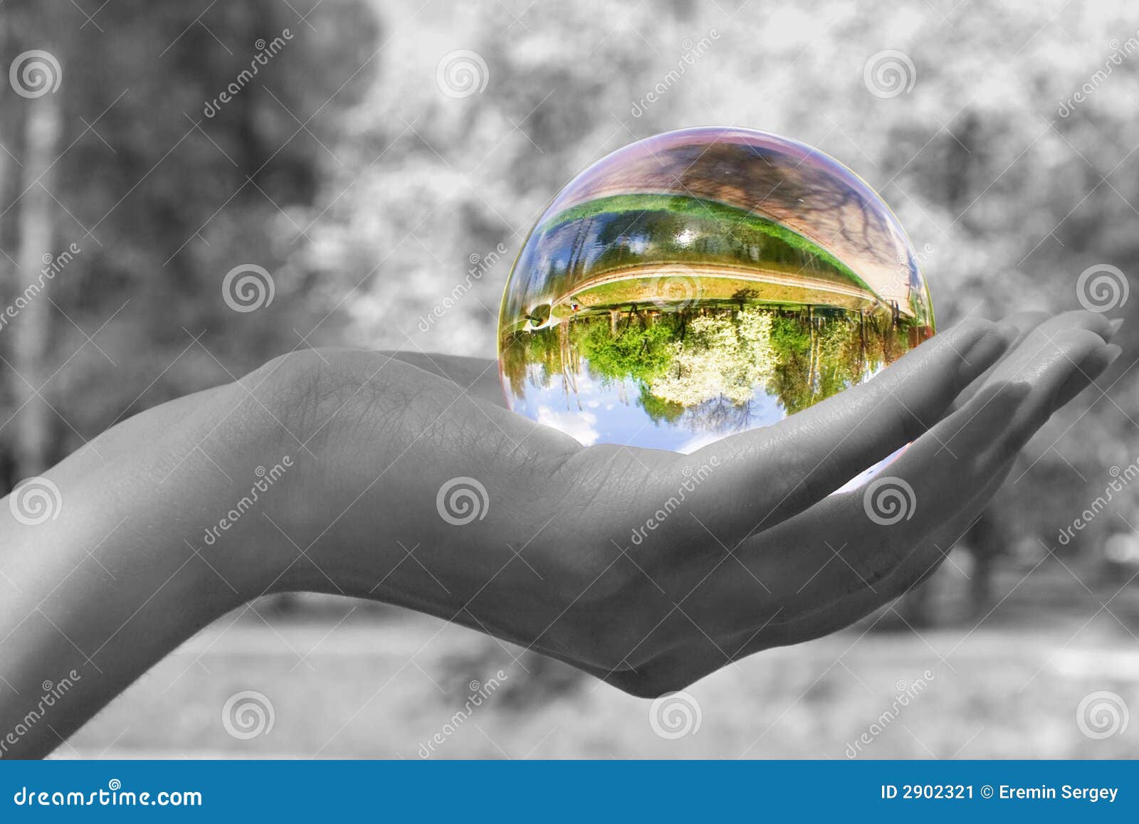 Magic sphere stock image. Image of color, mysticism, inspiration - 2902321