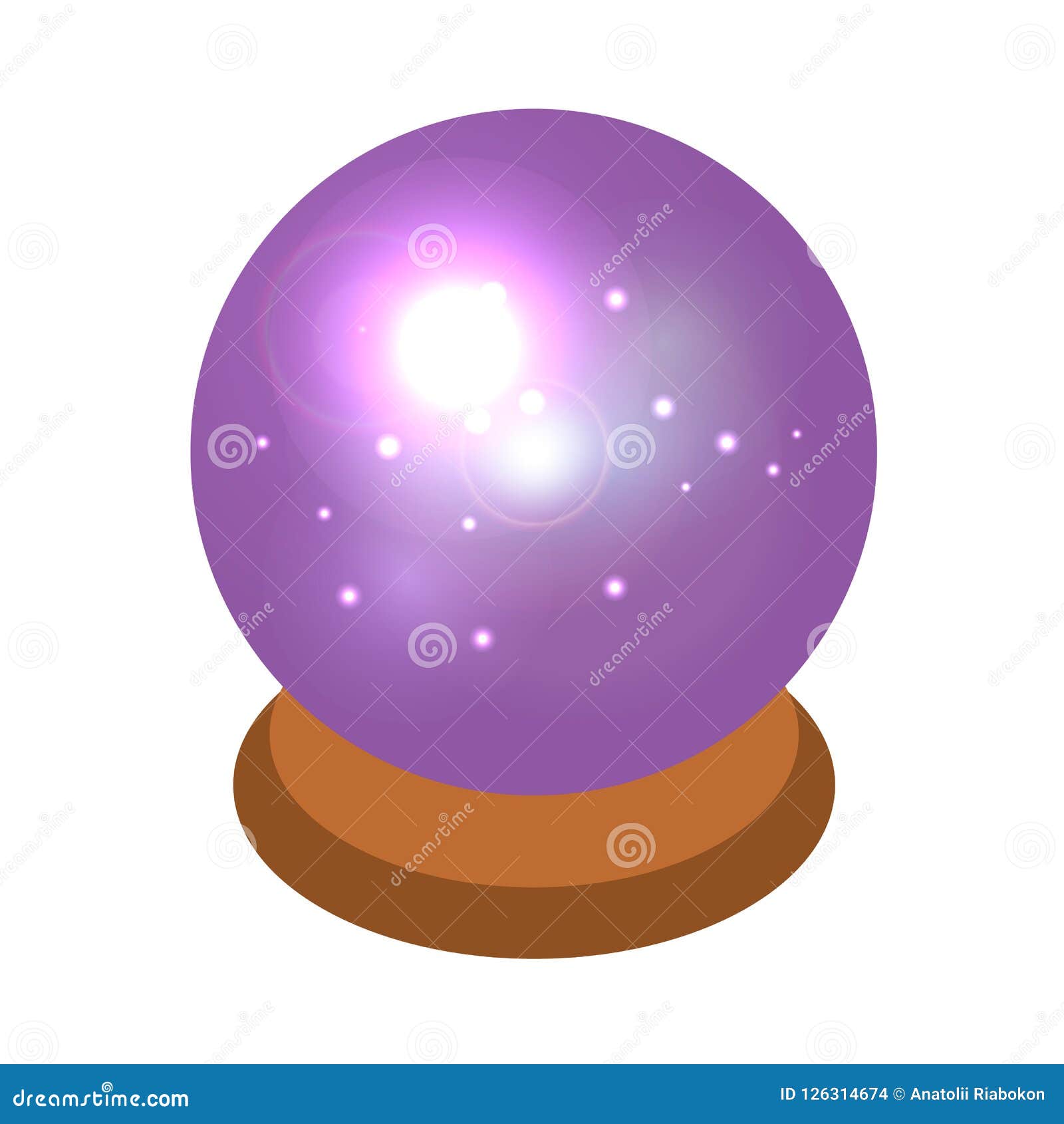Magic Sphere Icon, Isometric Style Stock Vector - Illustration of ball ...