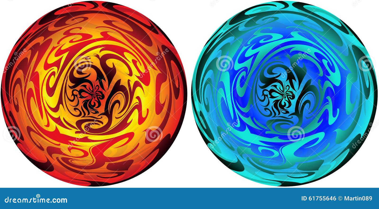 Magic sphere stock illustration. Illustration of decorative - 61755646