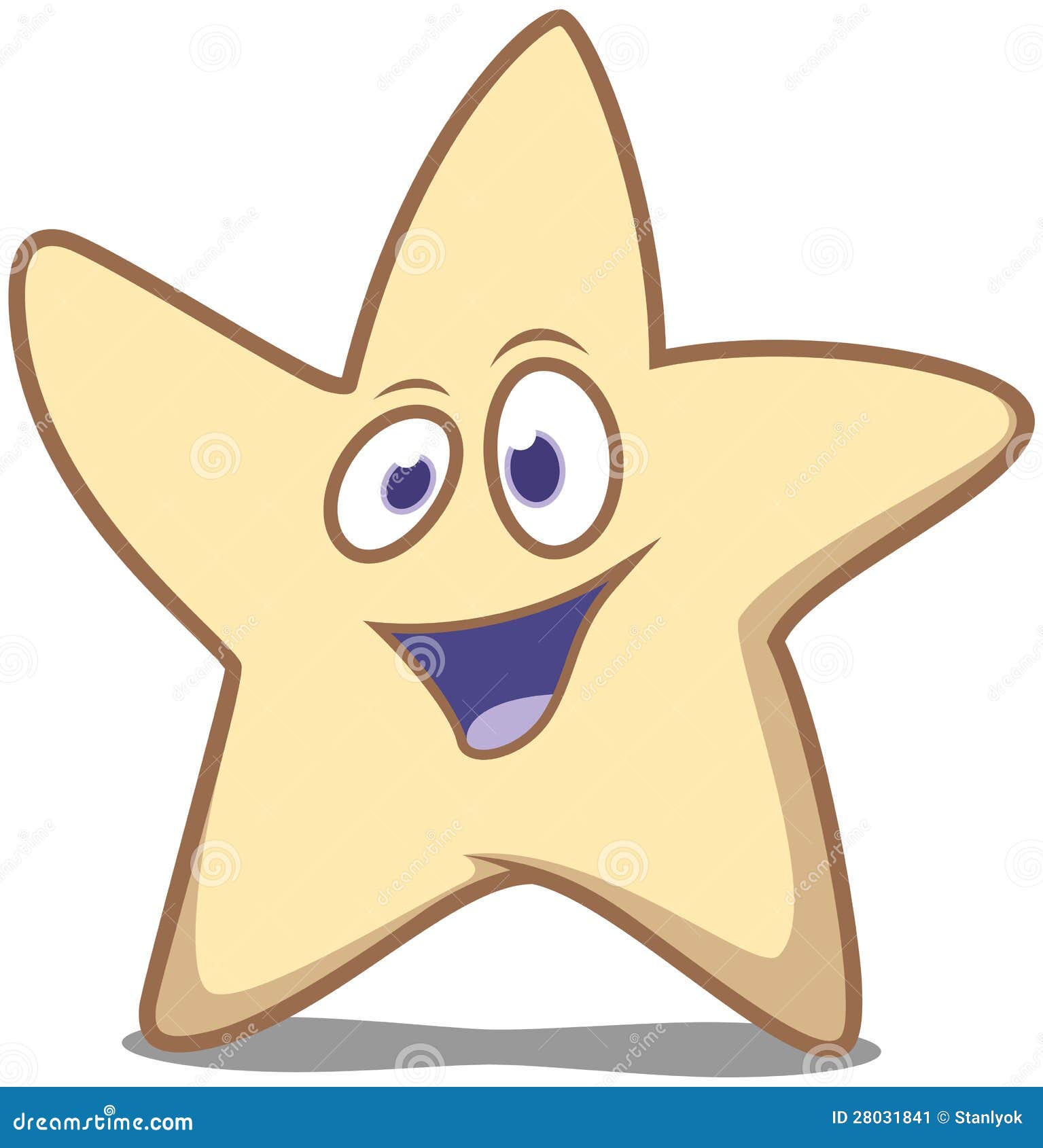 Magic Star waving hello stock illustration. Illustration of celebrating ...