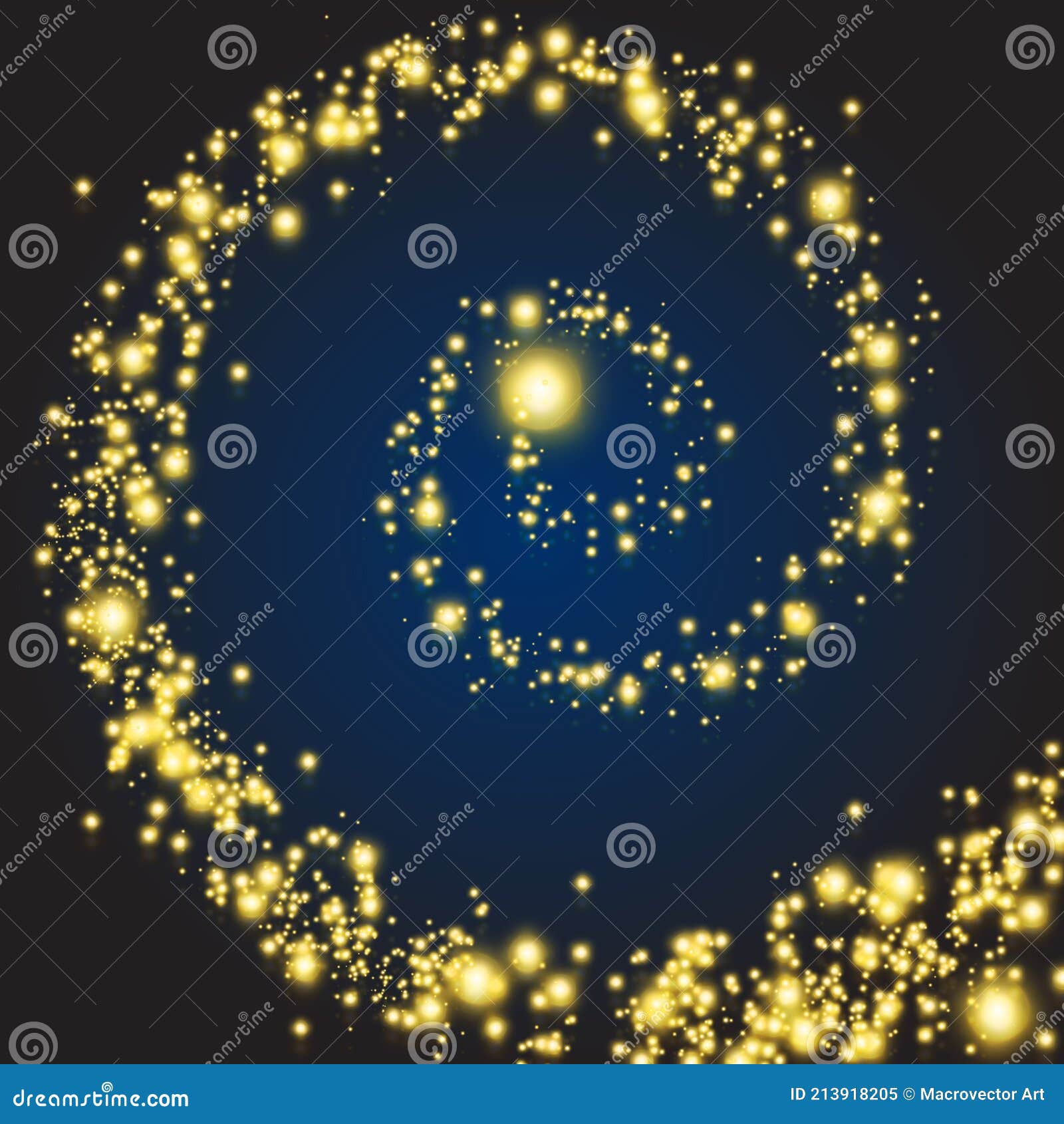 Magic stars swirl stock vector. Illustration of festive - 213918205