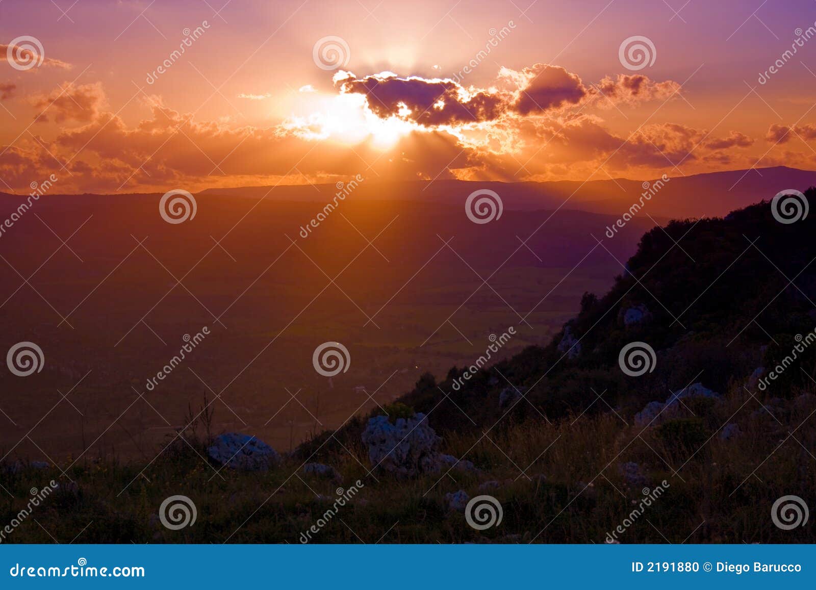The magic sunset stock photo. Image of tranquility, warmth - 2191880