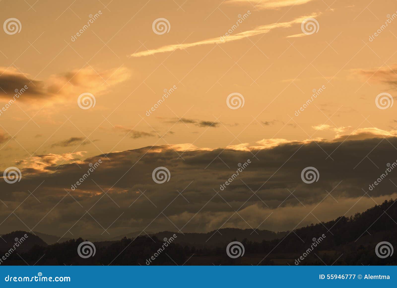 Magic sunset stock image. Image of october, august, colorful - 55946777